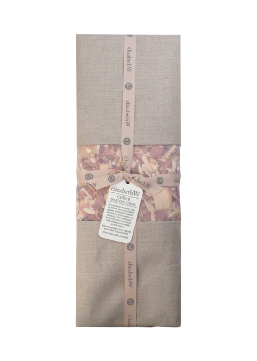 Cedar Scented Linen Drawer Liner in Natural | European décor for the ...