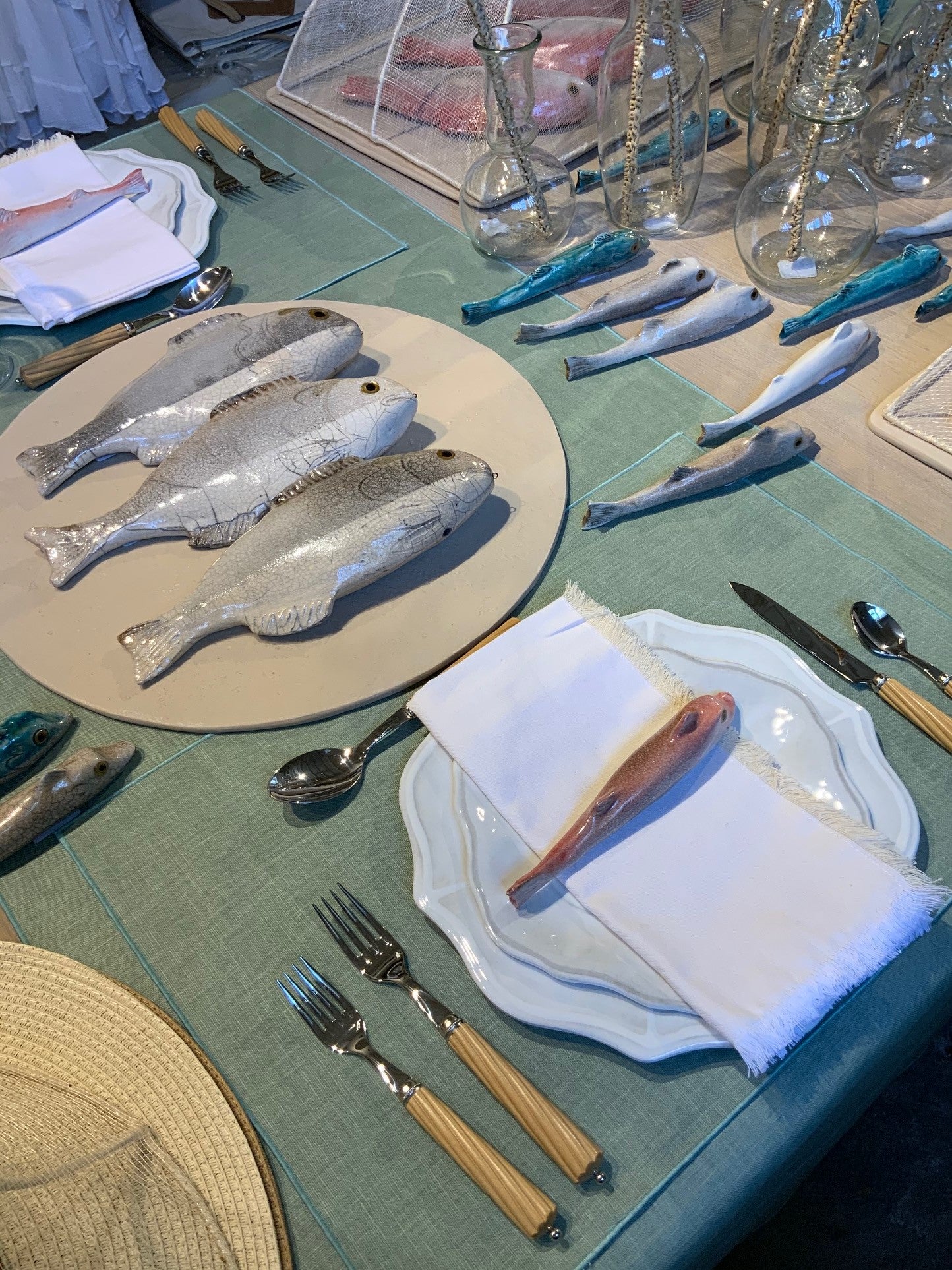 Trout Fish in Turquoise | European décor for the modern household